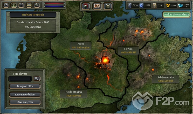 Dungeon Empires has received a updated graphics interface