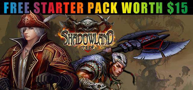 Shadowland Online, free items packs giveaway