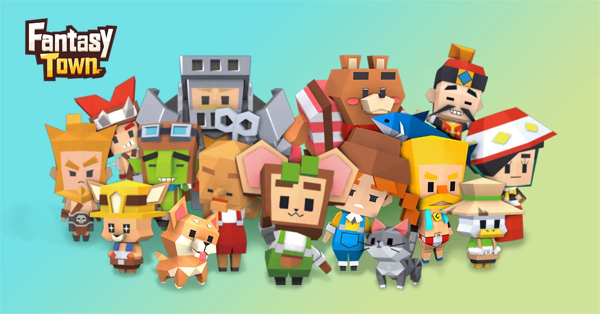 Fantasy Town upcoming release here on F2P.com-iOS and Android Games