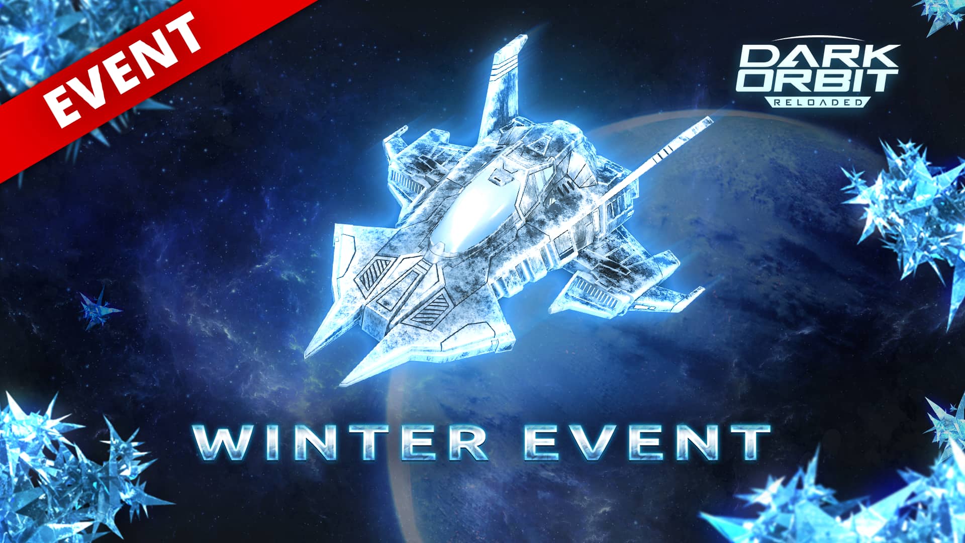 DarkOrbit Winter Event 2025 2025 here on F2P.com Space MMO